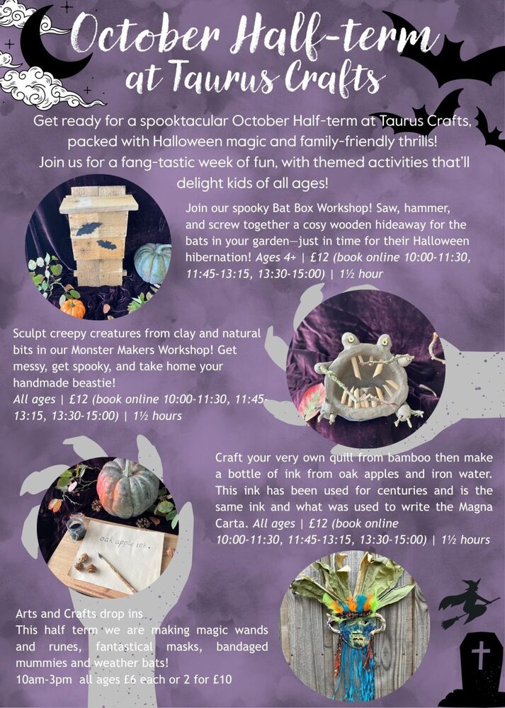 October Half-term at Taurus Crafts • Camphill Village Trust